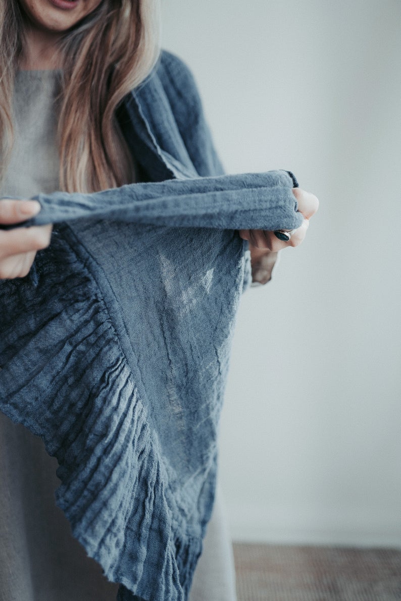 Linen Scarves & Wraps - Linenbee